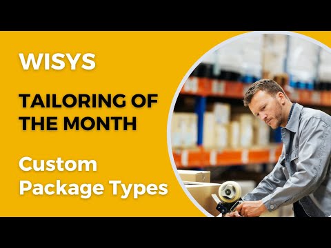 September Tailoring of the Month: Custom Package Types
